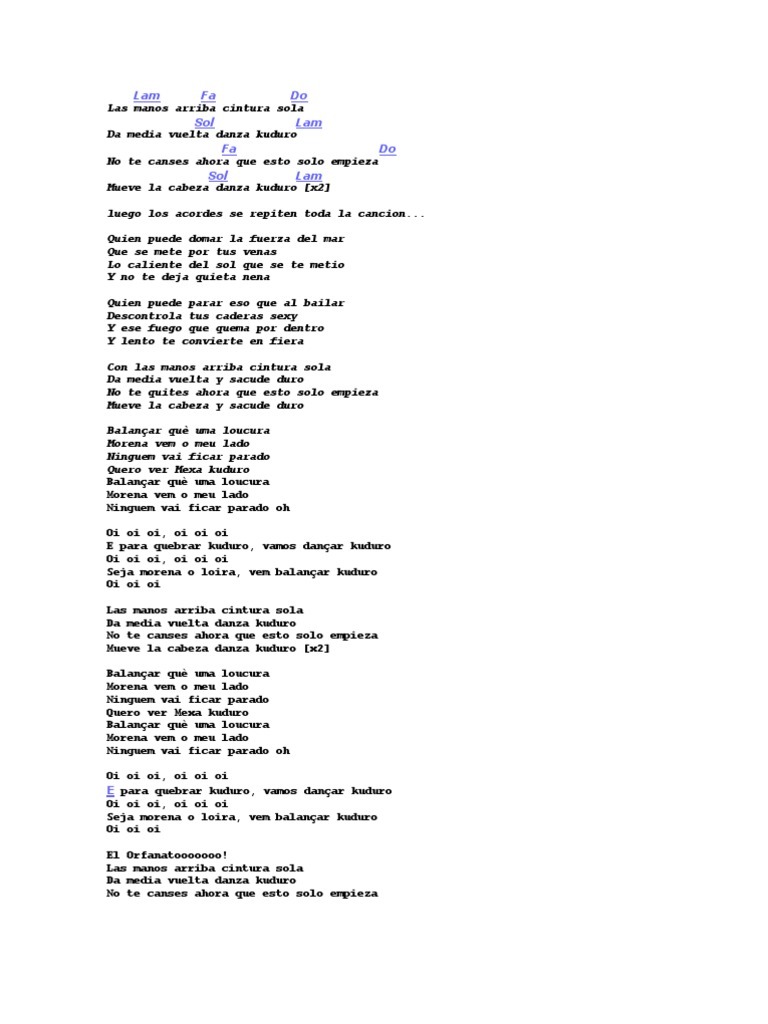 Danza Kuduro | PDF