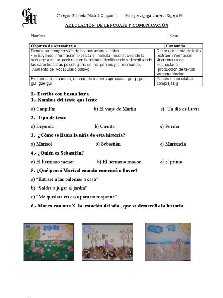 Prueba Día de Lluvia 2