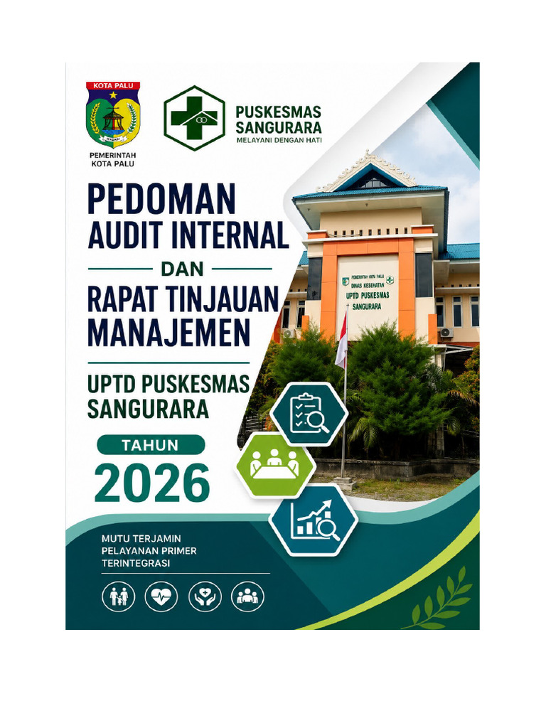 PEDOMAN AUDIT INTERNAL DAN TINJAUAN MANAJEMEN PUSKESMAS 2026 | PDF