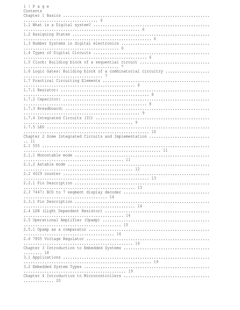 Report Book | PDF | Microcontroller | Electronic Circuits