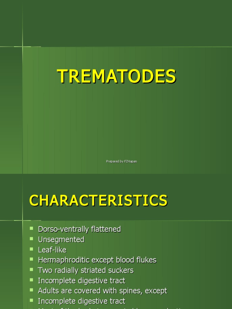 Trematodes | Parasites | Medical Specialties