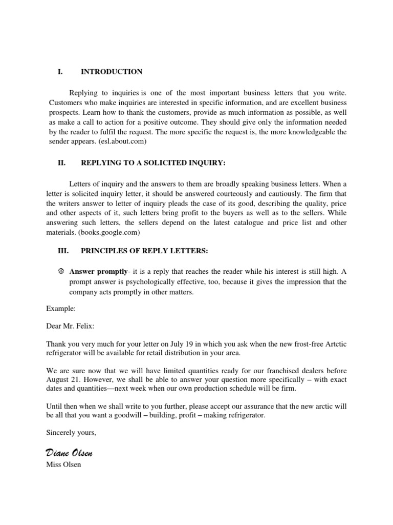Reply Letter | PDF | Retail | Sales