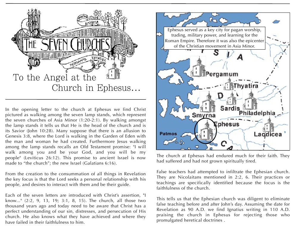 Seven Churches Study Guide 1 | PDF | Jesus | Monotheism