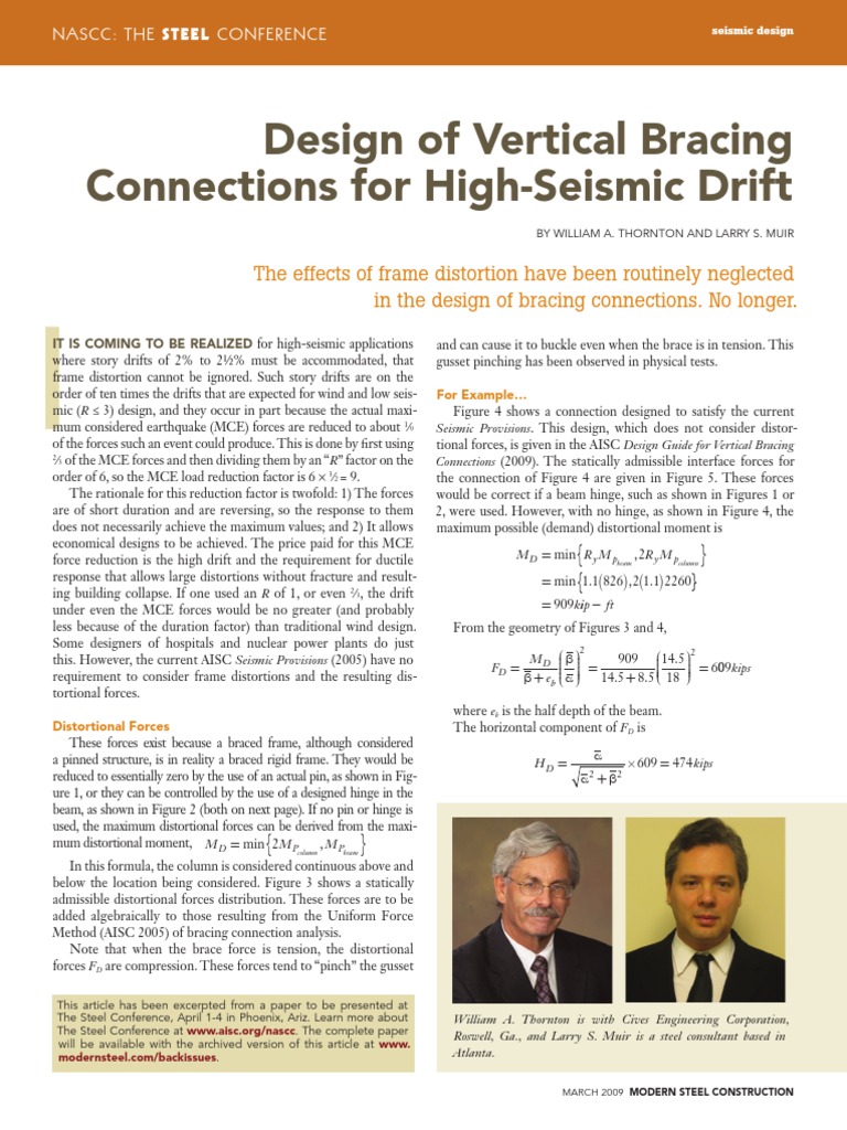Design of Vertical Bracing | PDF | Buckling | Beam (Structure)