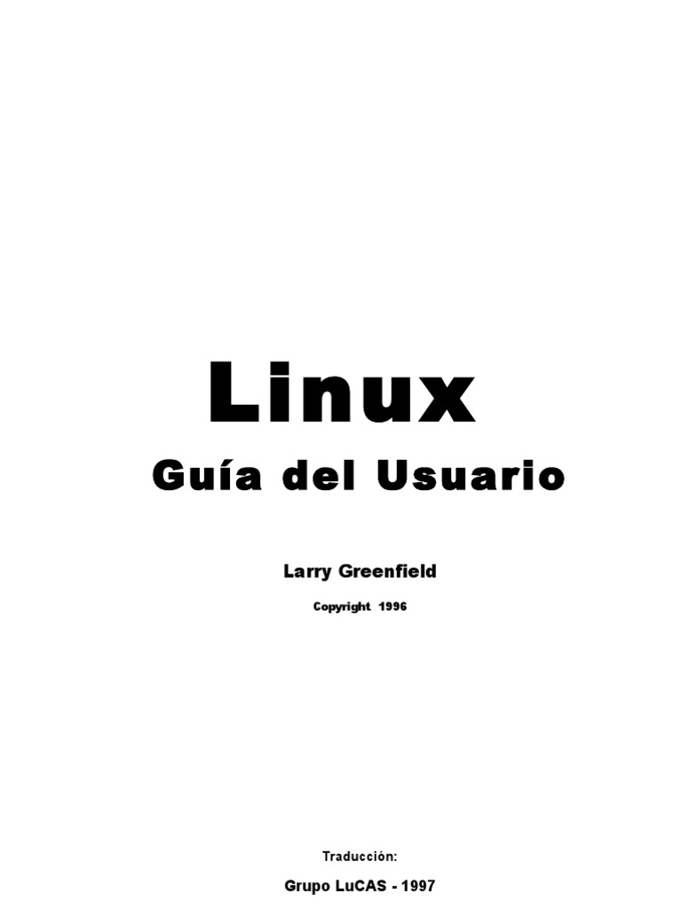Guia Del Usuario Linux | PDF | Distribución de Linux | Unix