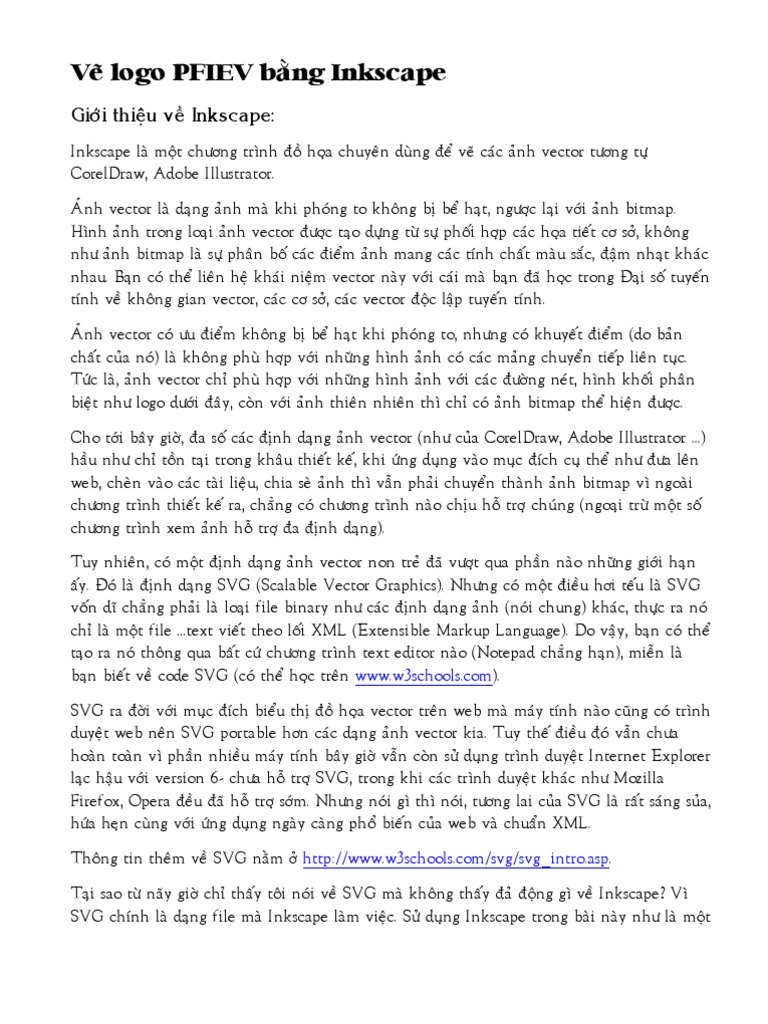 Vẽ logo PFIEV | PDF