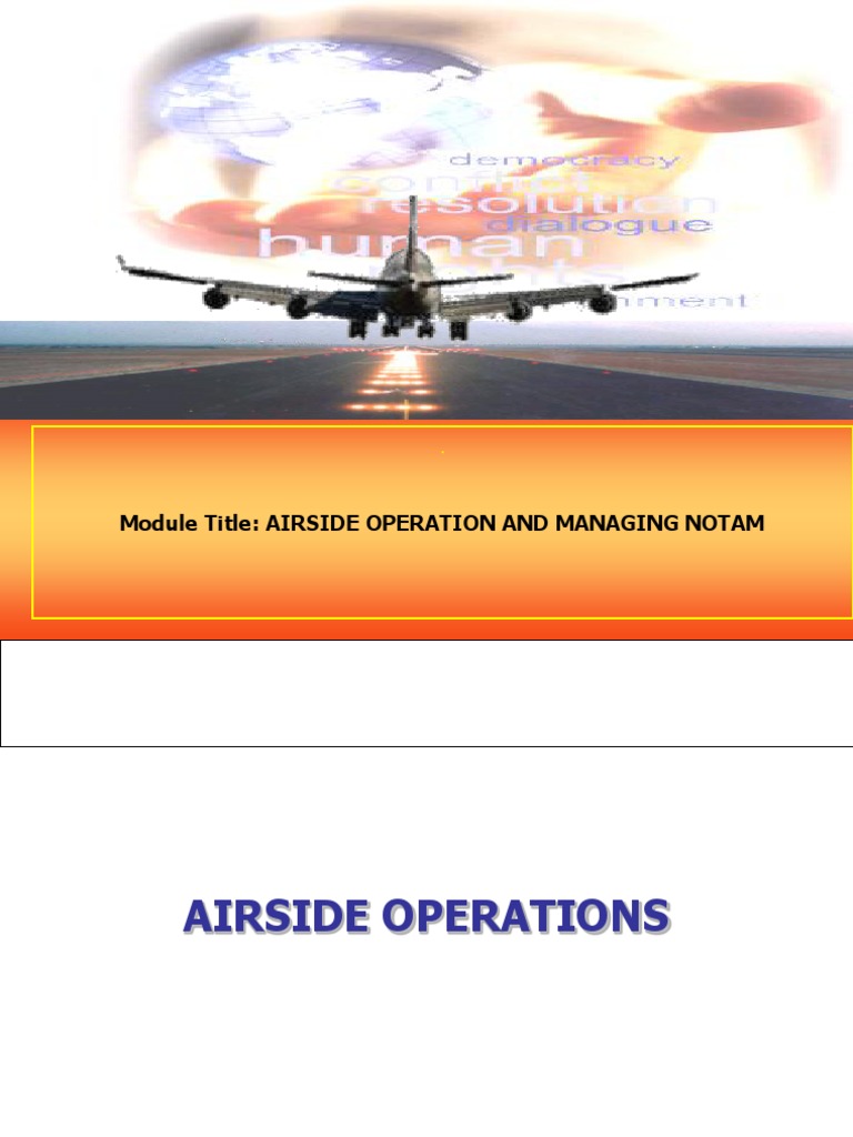 Managing NOTAMs in Airside Operations | PDF | Airport | Runway