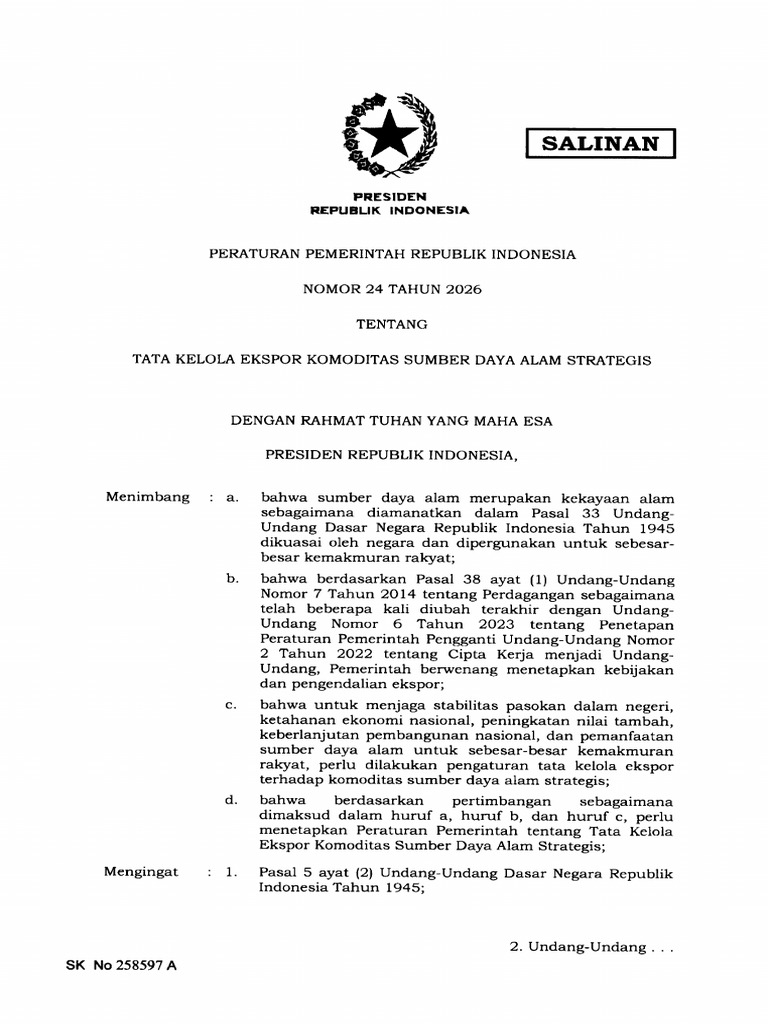 PP 24/2026 | PDF