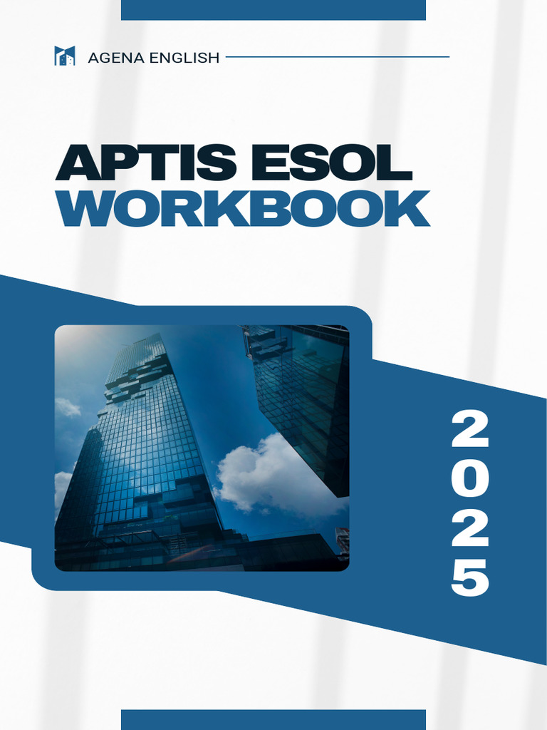 2025 Workbook Aptis | PDF | English As A Second Or Foreign Language
