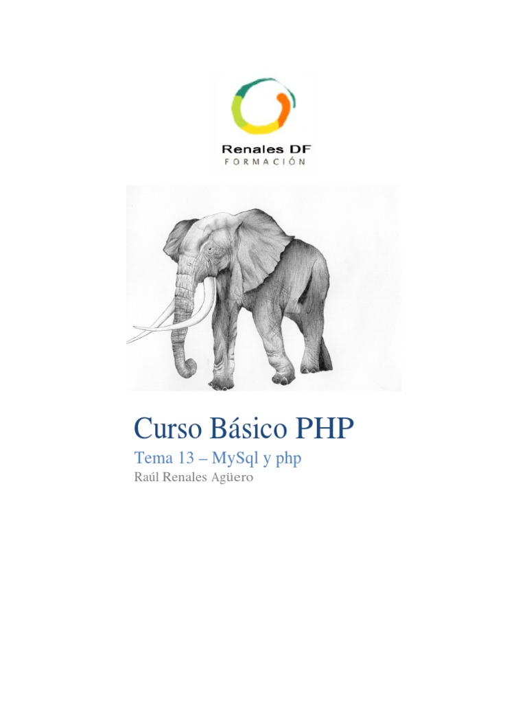 PHP Basico Tema 13 Mysql y PHP | PDF | SQL | Tabla (base de datos)
