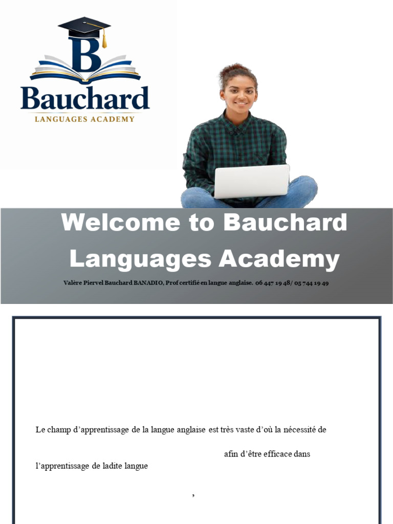 Notions de Base de La Langue Anglaise | PDF | Verbe | Grammaire anglaise