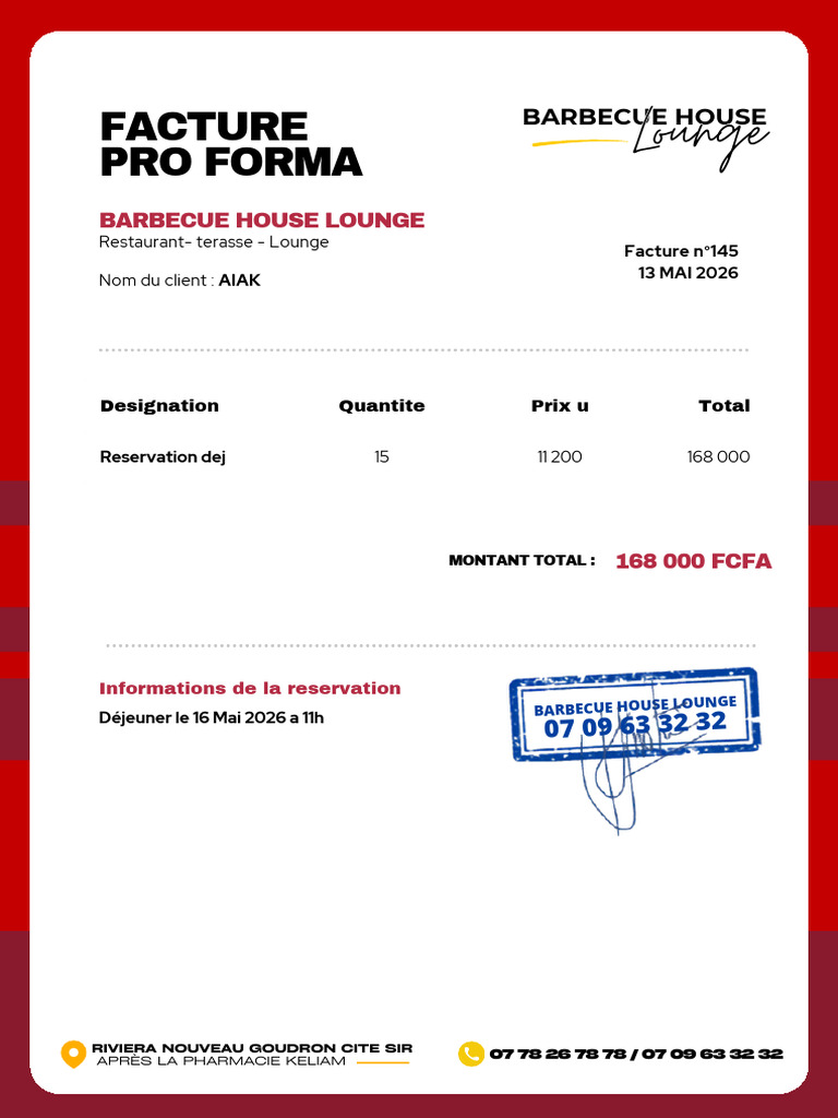 Pro Forma and Facture | PDF
