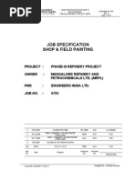 Spec For Piping Painting Coating | PDF | Pipe (Fluid Conveyance) | Paint