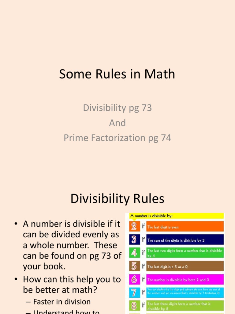 Divisibility and PF | PDF | Prime Number | Discrete Mathematics