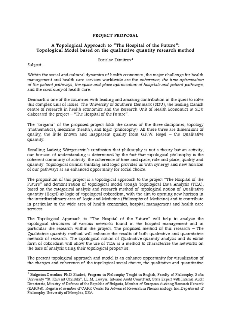 Project Proposal Borislav Dimitrov | PDF | General Equilibrium Theory ...