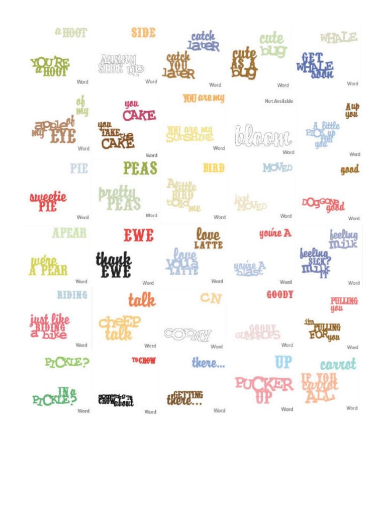 Just Because Phrases | PDF