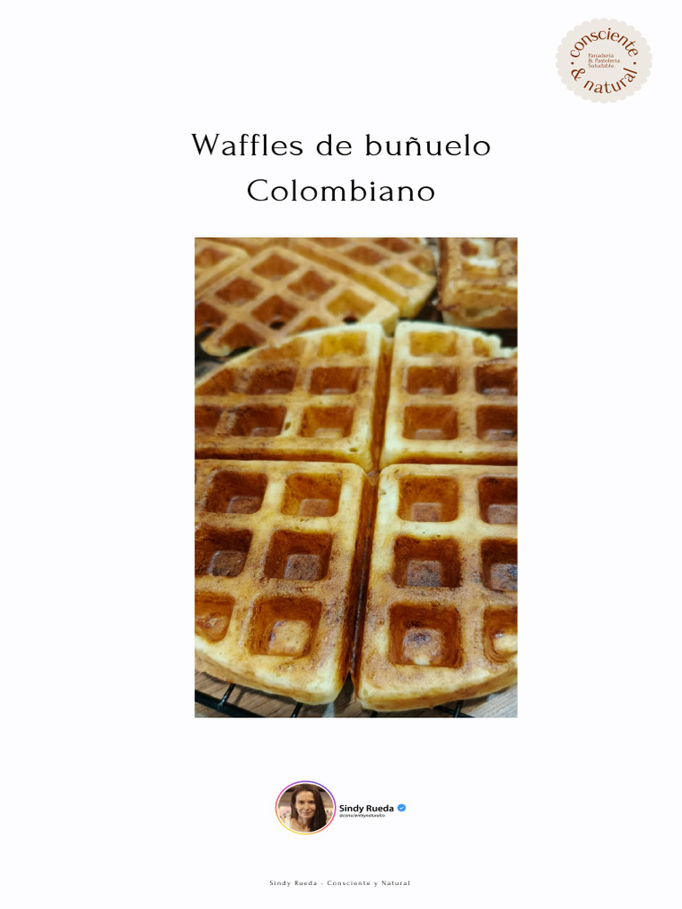 Waffles de Buñuelo | PDF | Queso | Cocina occidental