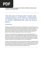 Evaluate the Important Developments in the Decline of Feudalism in ...