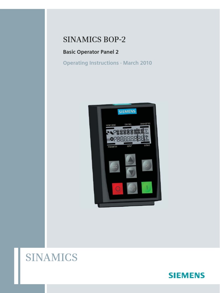Sinamics Bop 2 en Us | PDF | Parameter (Computer Programming) | Power Inverter