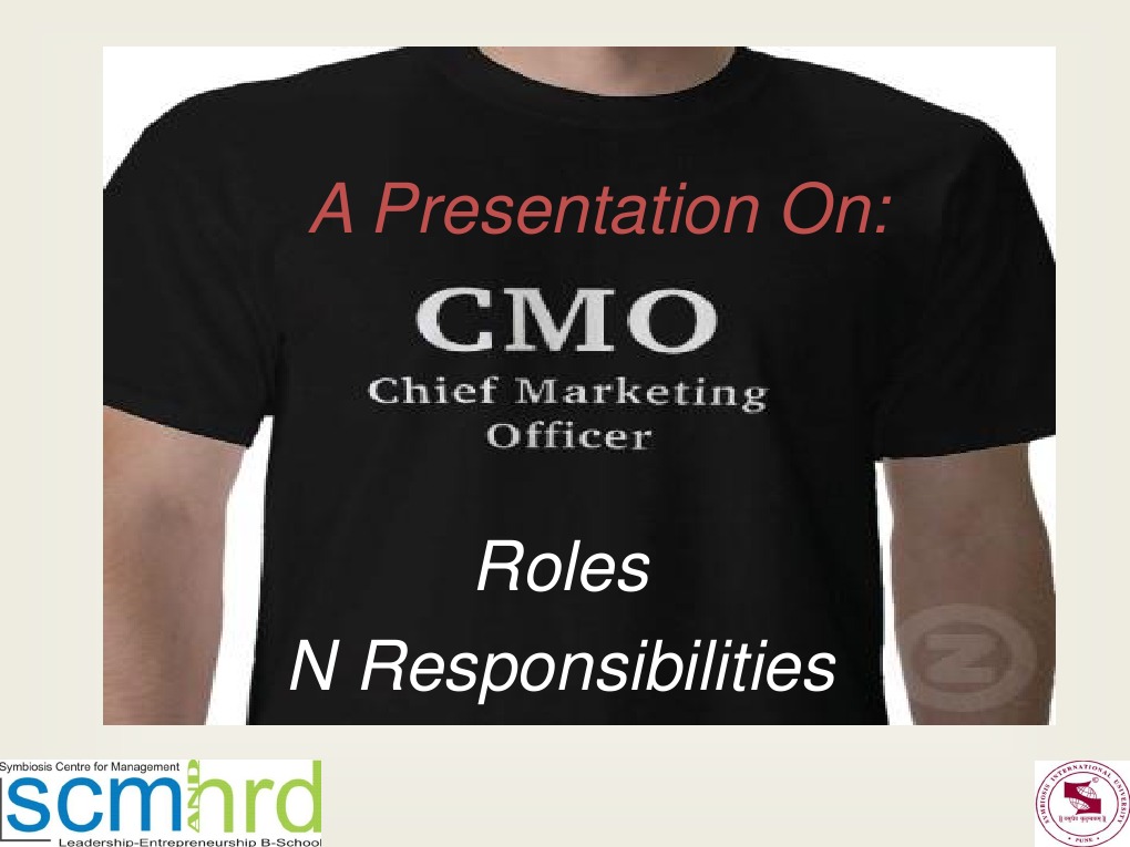 CMO Roles and Responsibilities Explained | PDF