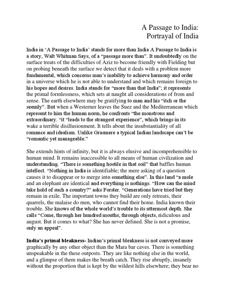 A Passage To India | PDF | Science | Philosophical Science