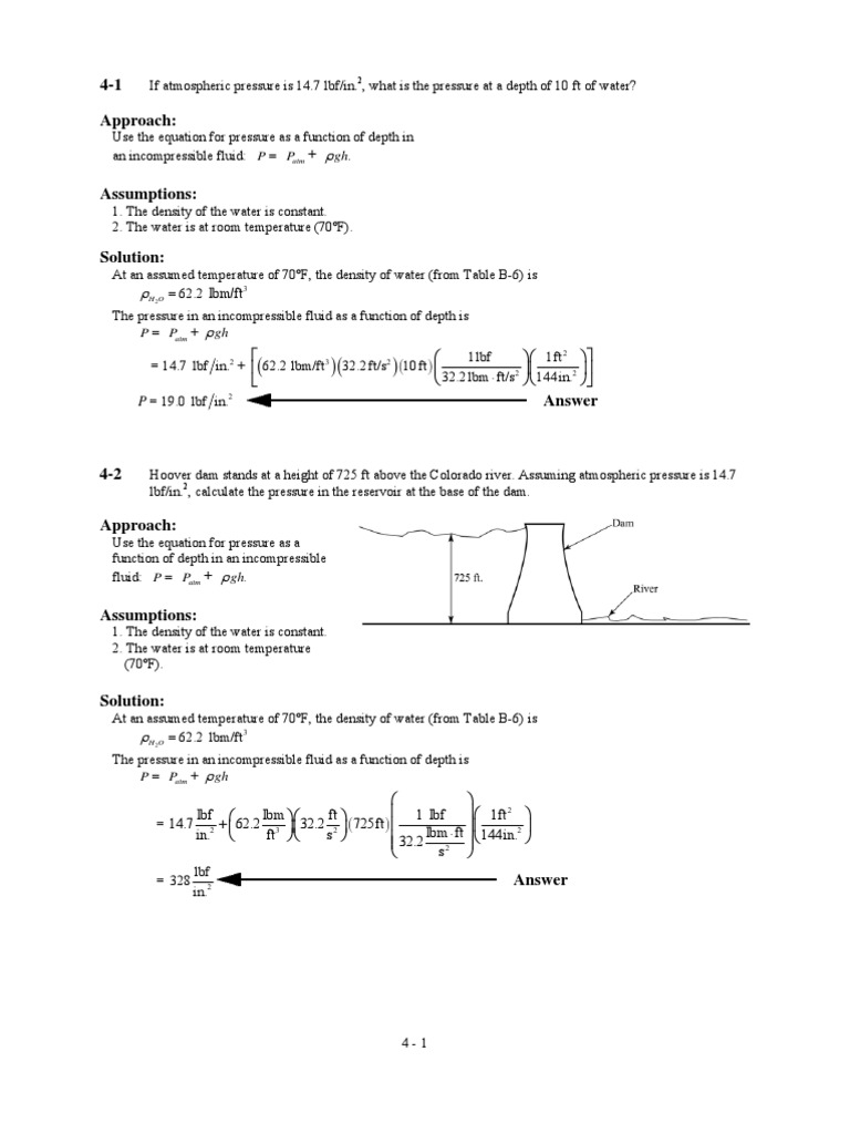 CH 4 | PDF | Pressure | Buoyancy