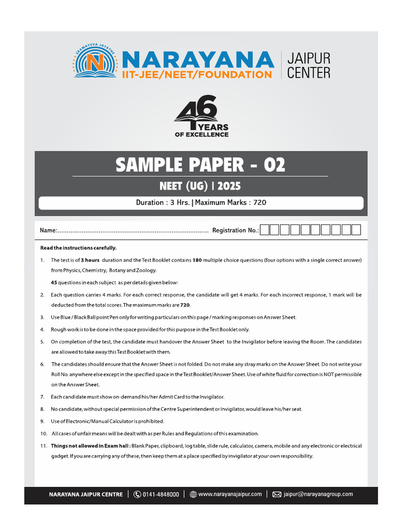 Sample Paper 2 Compressed | PDF | Wavelength | Oscillation