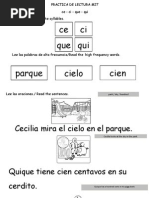 Palabras Con Ce-Ci | PDF