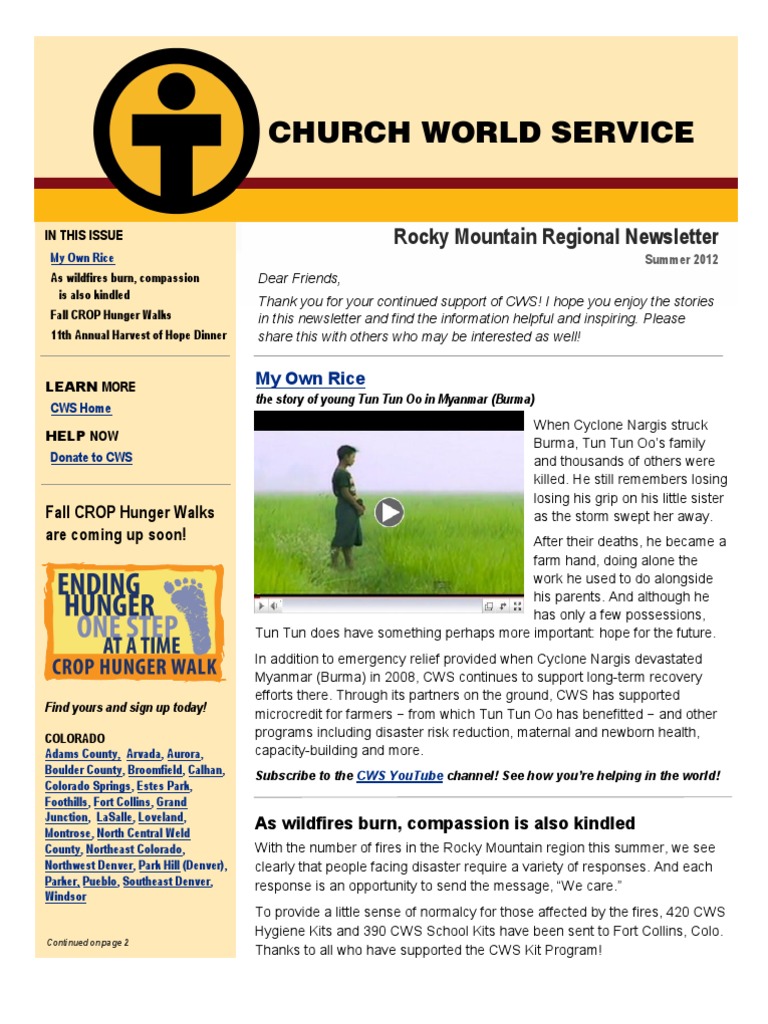 2012-09 Rocky Mountain Newsletter | PDF | Colorado | Emergency Management