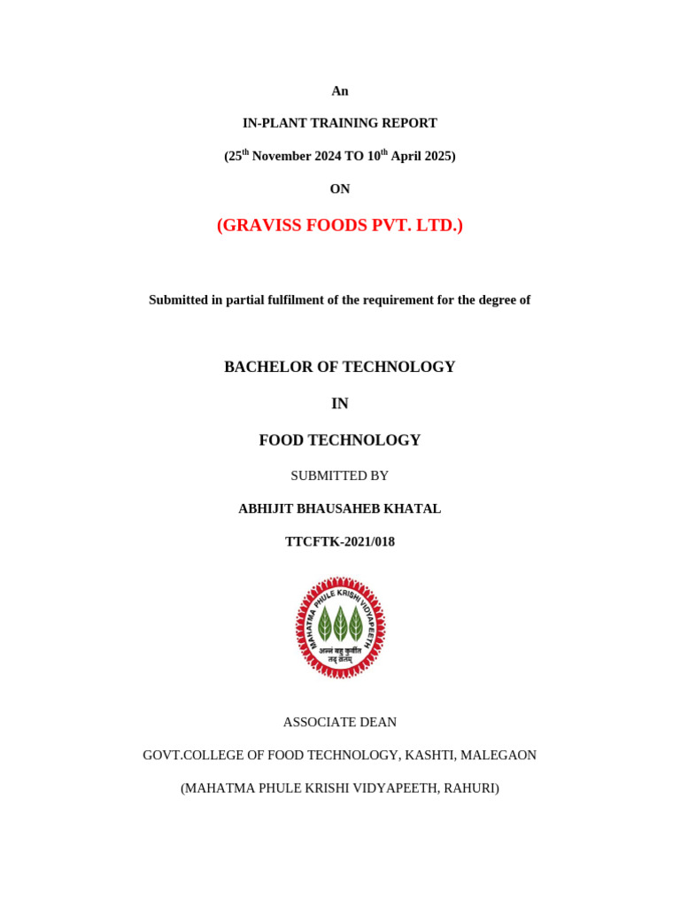 Ojt Blackbook-1 | PDF | Scada | Ice Cream