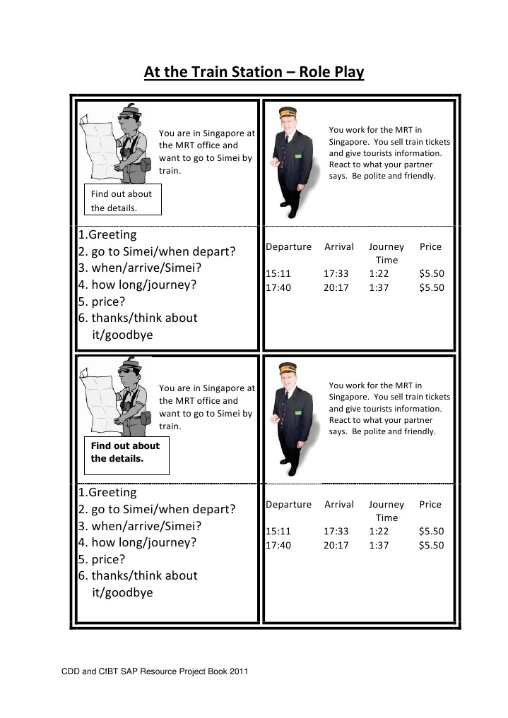 3 at The Train Station Role Play | PDF