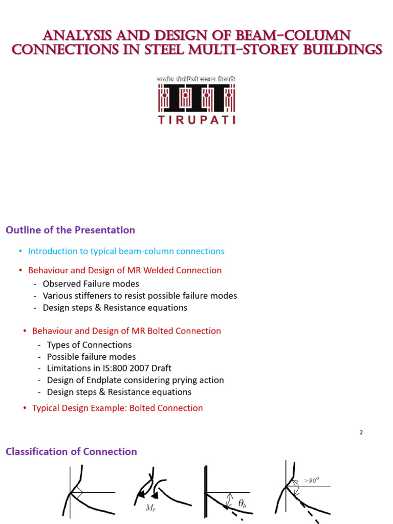 Beam-Column MR Connection Final 2025 (1) (2) | PDF | Buckling | Beam ...