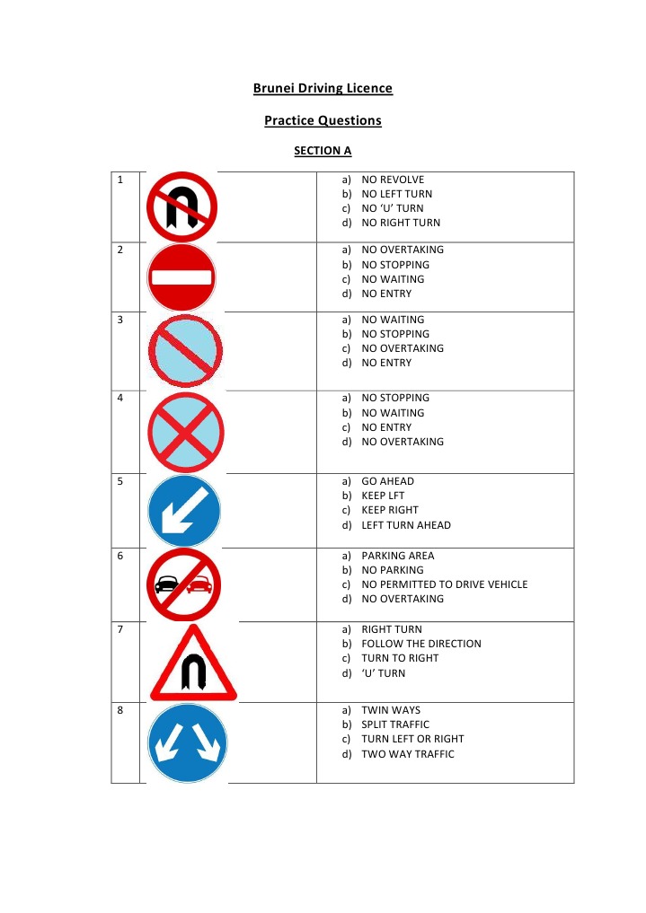 Brunei Driving Licence | PDF | Traffic | Traffic Collision
