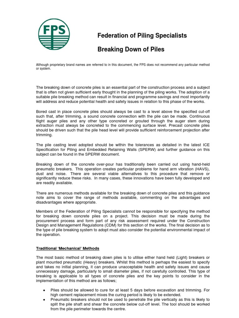 An Overview of Traditional and Innovative Methods for Breaking Down ...