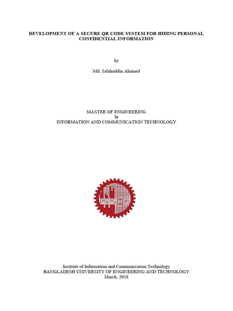 Full Thesis | PDF | Cryptography | Encryption