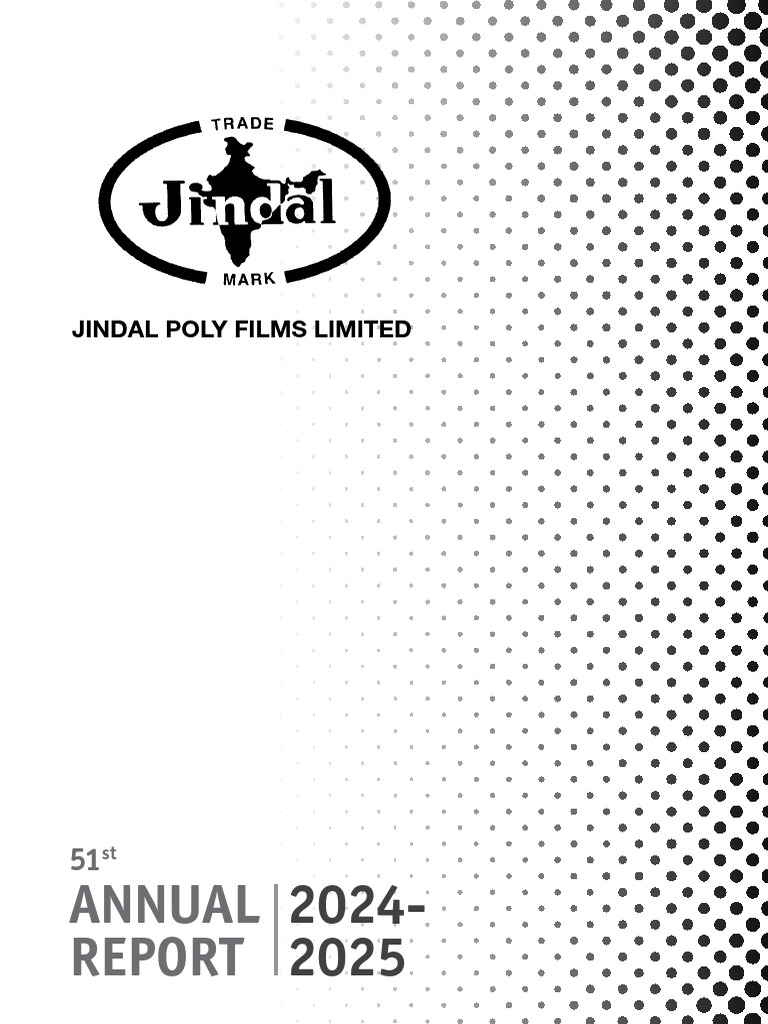 Jindal Poly Films Limited Annual Report 2024-25 | PDF | Financial ...