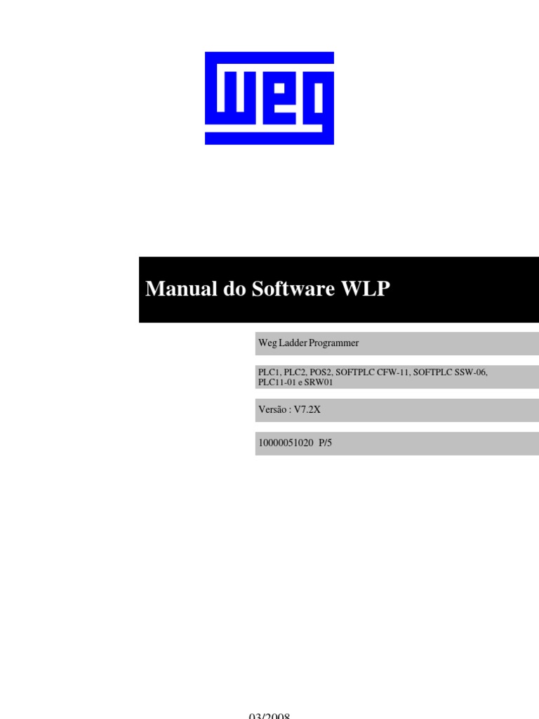 Manual do WEG Ladder Programmer V7.2X | PDF | Áreas de Ciência da ...