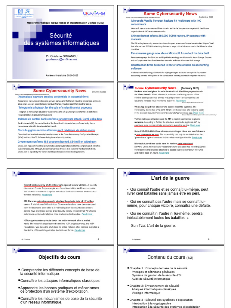 Chap1_Concepts de base de la sécurité-imp | PDF | Sécurité des systèmes ...
