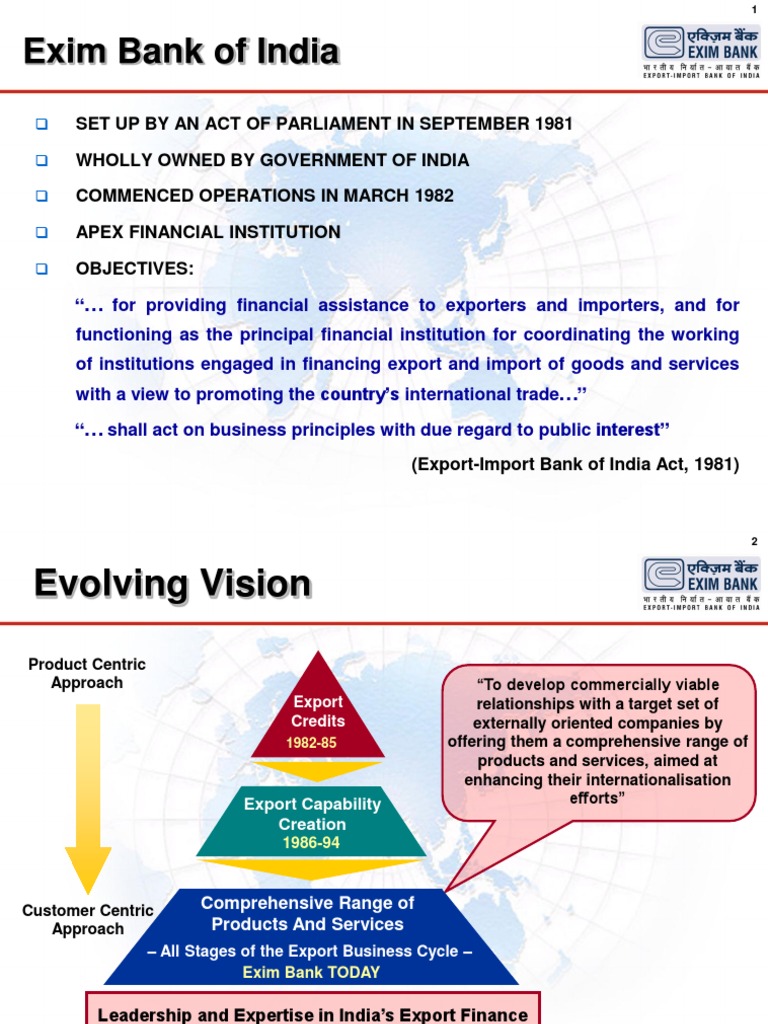 Unit III Role and Functions of EXIM Bank | PDF | Exports | Banks