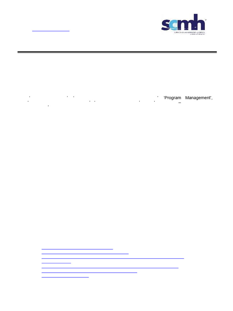 SCMH 4.6.2 Supplier Management Buy Key Performance Indicators KPI ...
