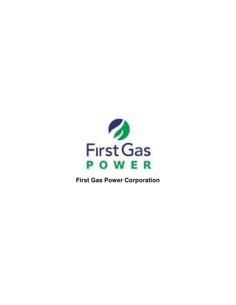 First Gas Power Corporation | PDF | Renewable Energy | Power Station