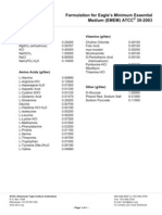 30-2003 Product Sheet - Eagle's Minimum Essential Medium (EMEM) | PDF ...