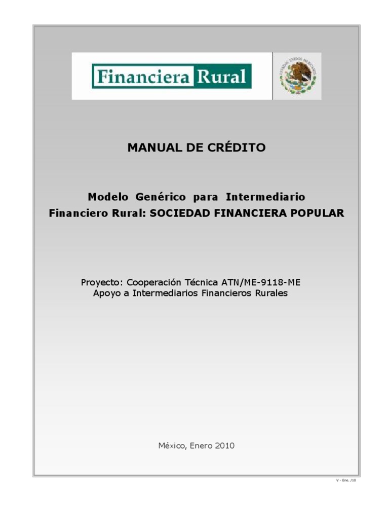 Manual de Crédito | PDF | Garantía de préstamo | Bancos