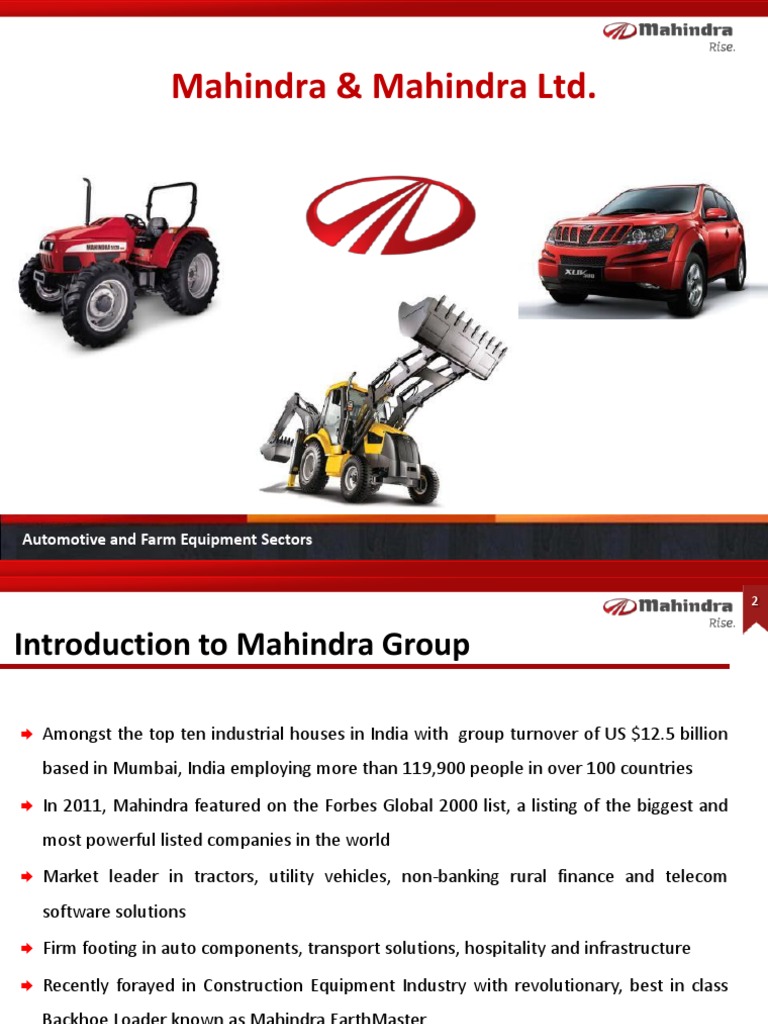 Mahindra Earthmaster - An Introduction | Heavy Equipment | Business ...