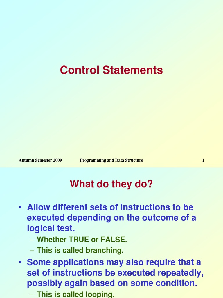 l3 Control | PDF | Control Flow | Software Engineering