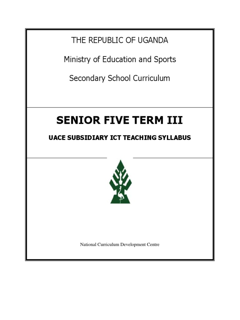 Computer Syllabus A'Level Uganda | PDF | Internet | Computing