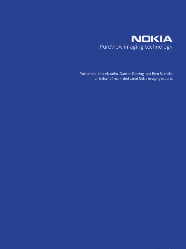 Nokia - PureView Imaging Technology | PDF | Zoom Lens | Pixel