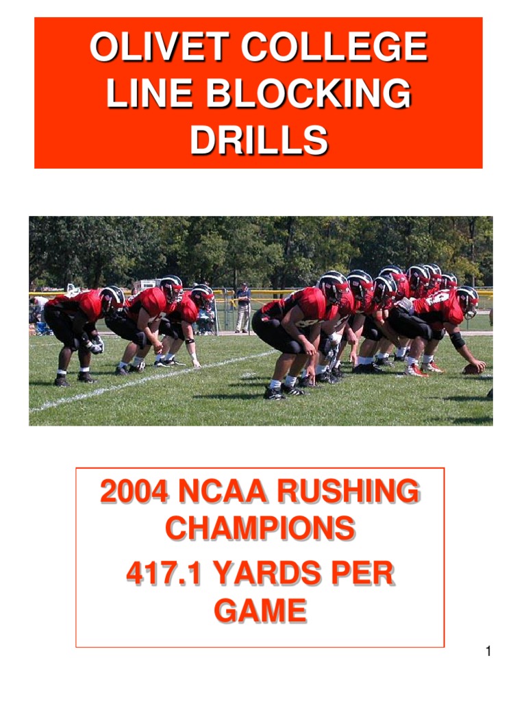 Offensive Line Drills | PDF | Sports | Sport Variants