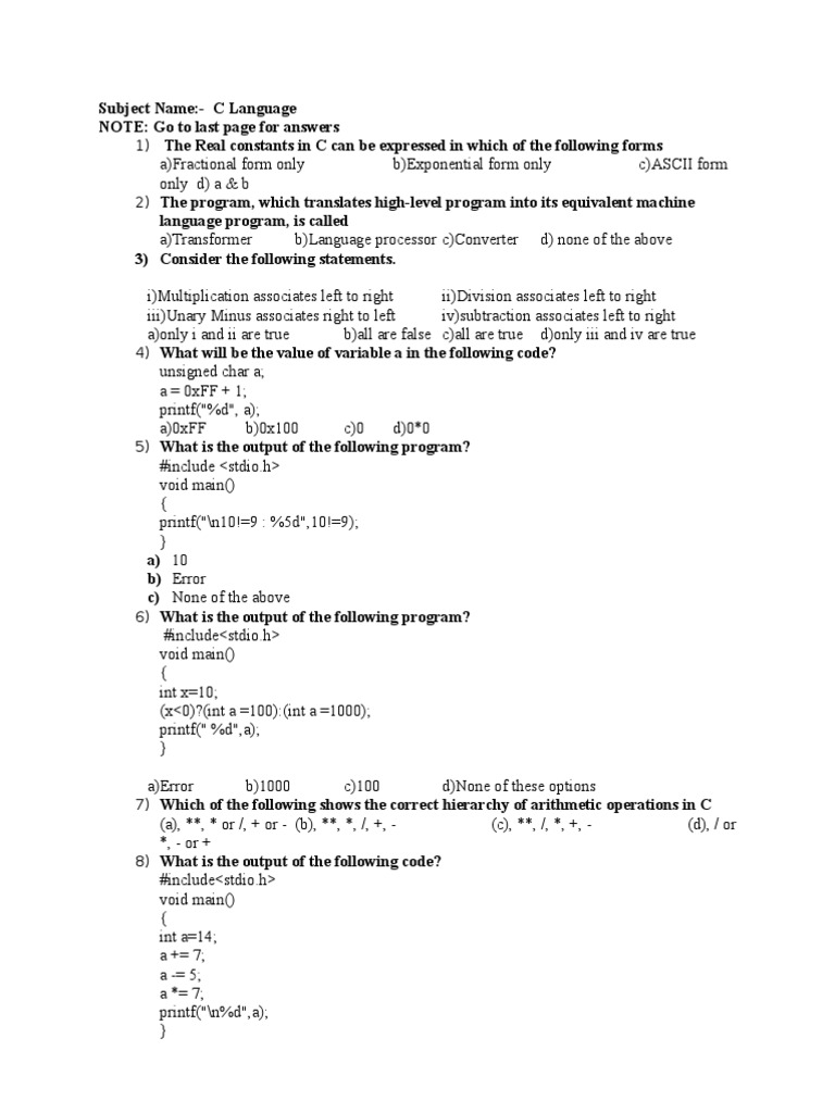 C, C++Questions | PDF | C (Programming Language) | Software Engineering