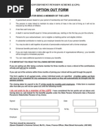 Scottish Widows Opt Out Form | PDF